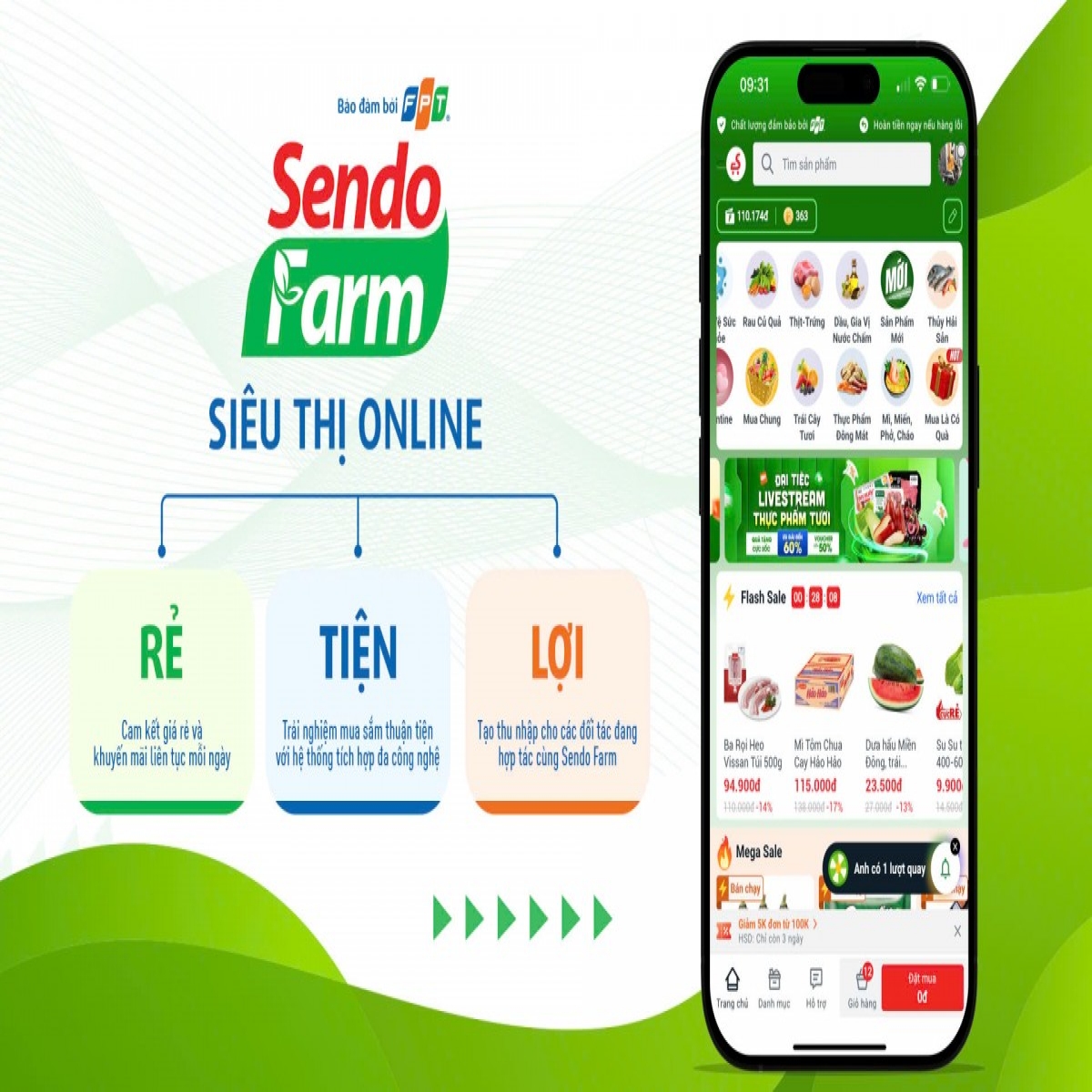 Sendo Farm, thúc đẩy chuyển đổi số nông sản Việt